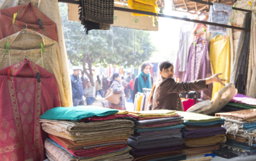 Dilli Haat Textiles Stall - Zanniee