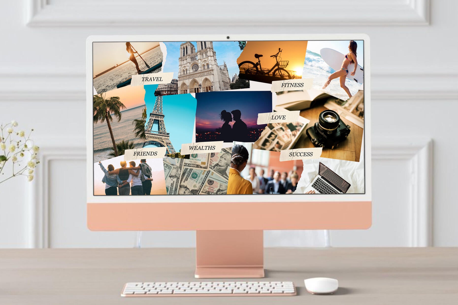 How to Make a Digital Vision Board (Wallpaper & Screensaver) - Zanniee