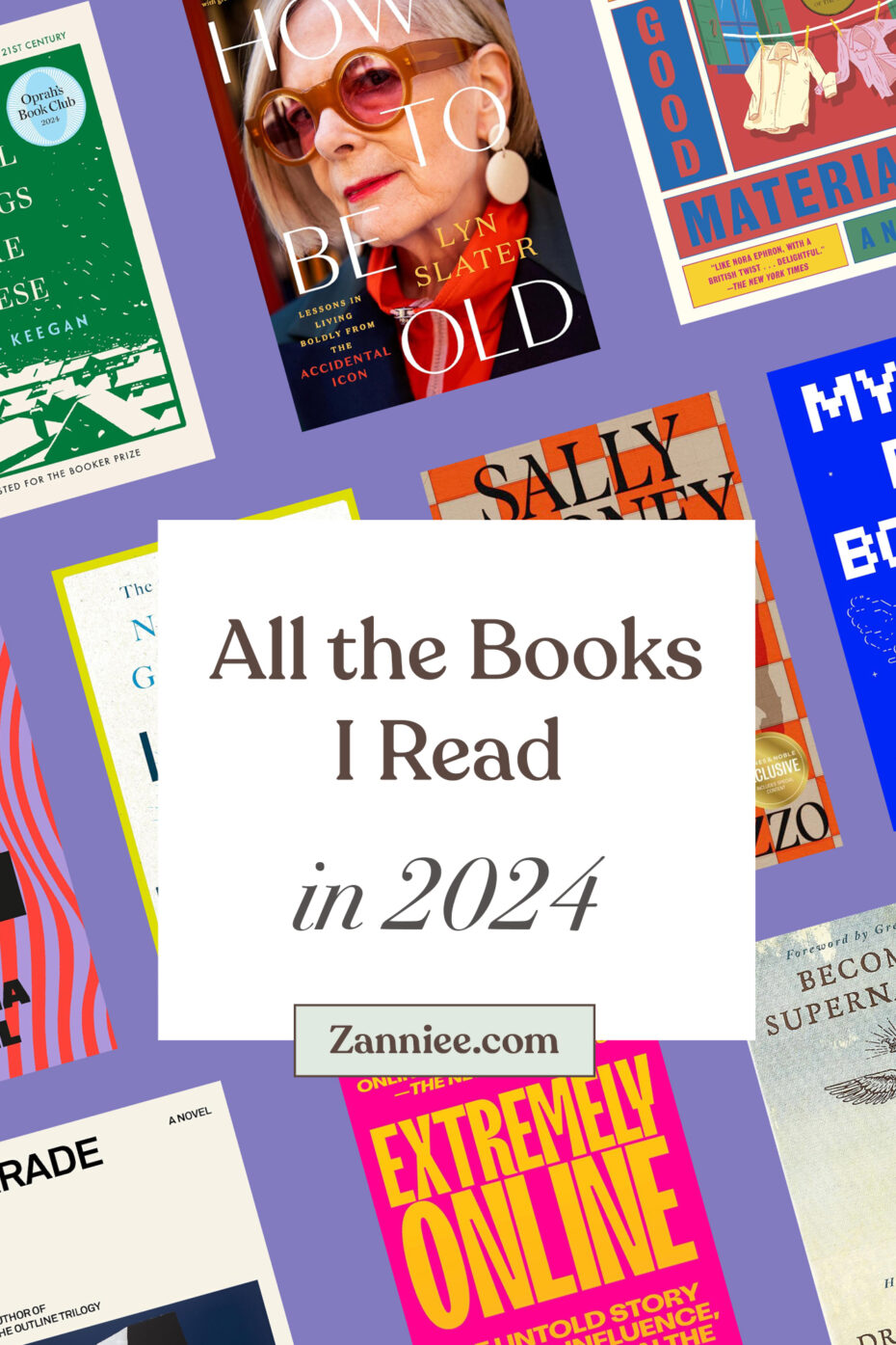 All the Books I Read in 2024 - Zanniee
